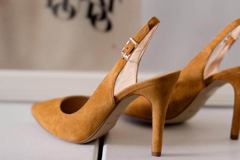 stiletto de mas34 andrea ante marron para invitadas boda, bautizo,