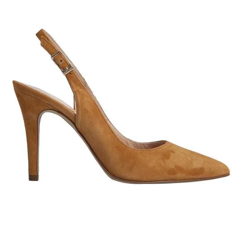 stiletto de mas34 andrea ante marron para invitadas boda, bautizo,