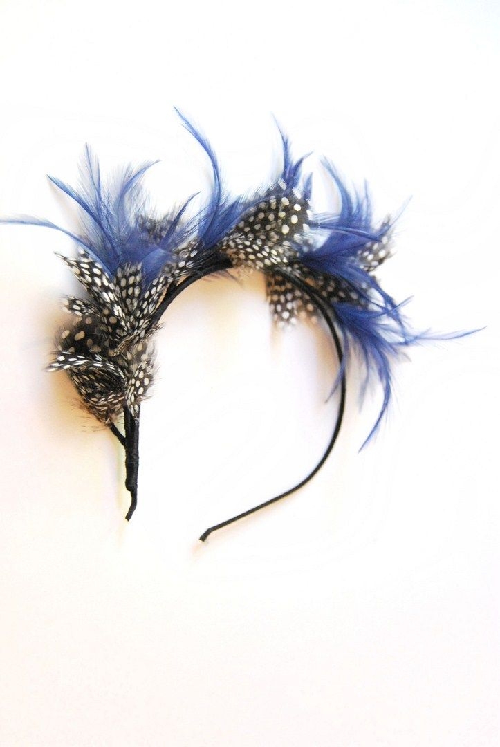 Diadema con plumas Enif de Taneke