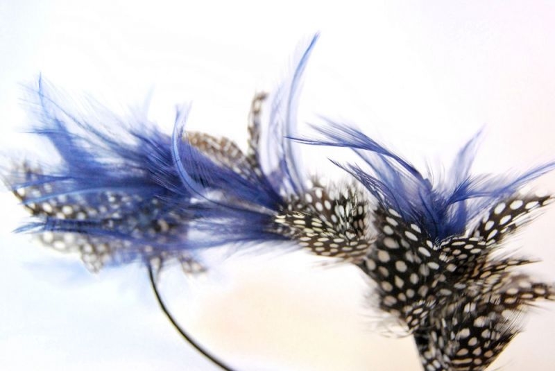 Diadema con plumas Enif de Taneke